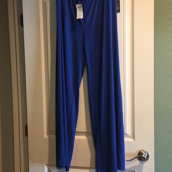 Chico's | Pants & Jumpsuits | Nwt Chicos Royal Blue Palazzo Pants Size ...